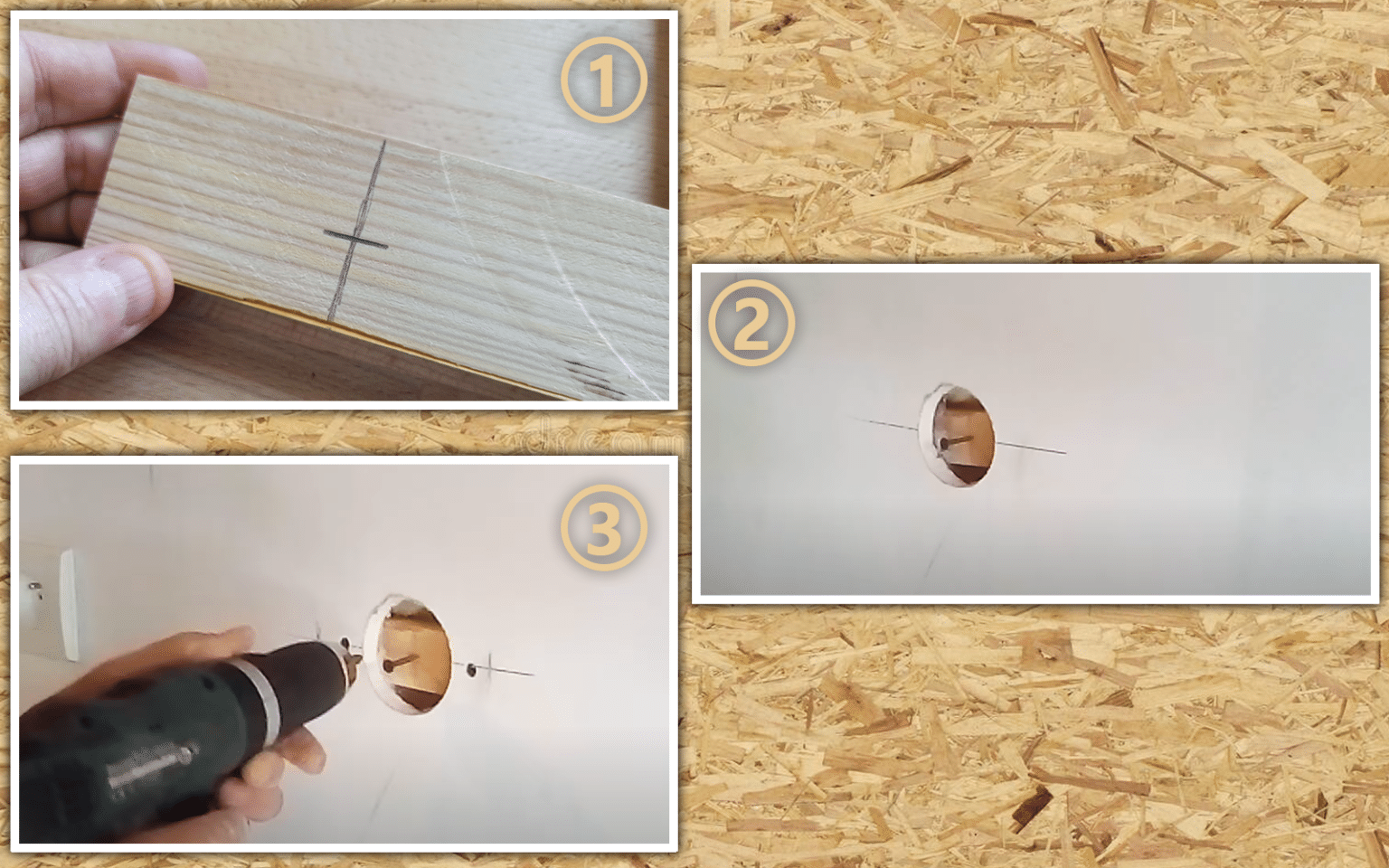 Comment reboucher un trou de scie cloche dans du placo